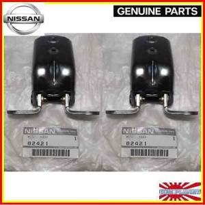 GENUINE NISSAN PATROL Y61 GU SAFARI FRONT DOOR HINGE SET UPPER LOWER ...